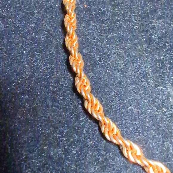 Jewelry | Gold Tone 15 Twisted Rope Chain Costume Jewelry | Poshmark